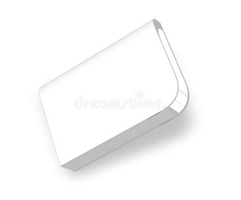 White Software Box Mockup For Design Project Mock Up 3d Illustration Isolate On White Background