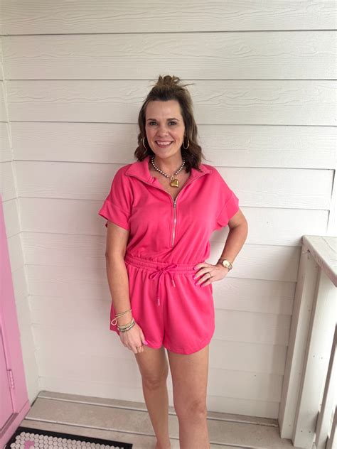 Bubblegum Luxeknit Romper Babes By The Bay