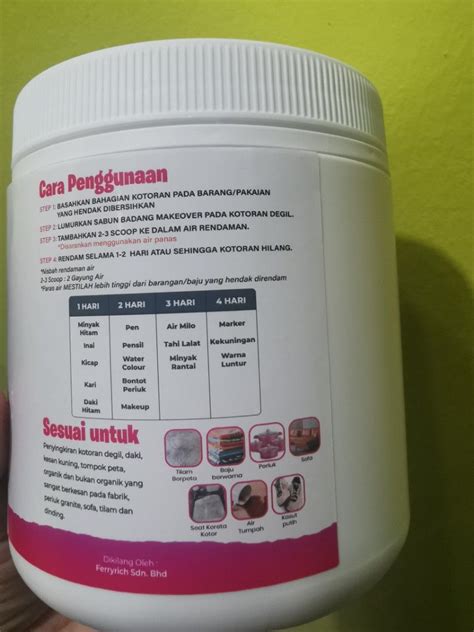 Sabun Badang Makeover Furniture And Home Living Cleaning And Homecare