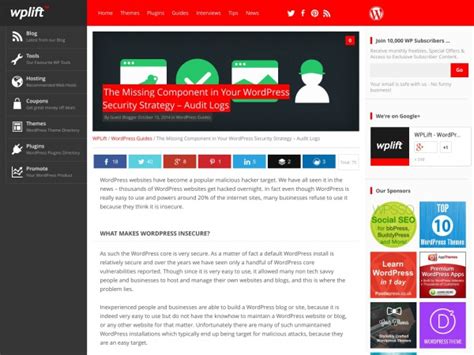 the missing component in your wordpress security strategy audit logs