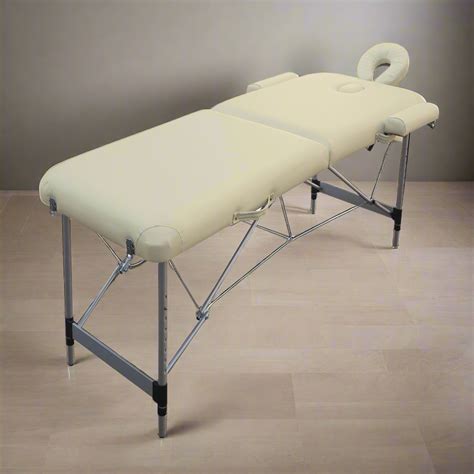 Yes4homes 2 Fold Portable Aluminium Massage Table Massage Bed Beauty T