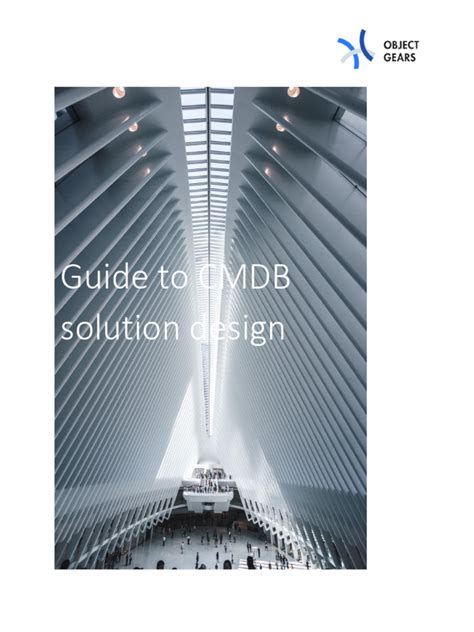 Guide To Cmdb Solution Design Pdf Databases Server Computing