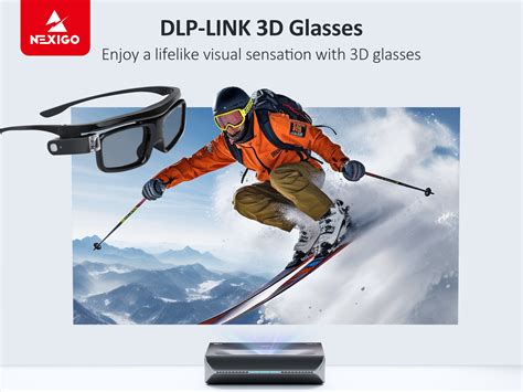 Nexigo Dlp Link 3d Glasses For Ust Projector