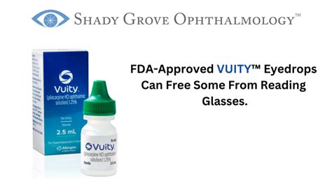 VUITY Innovative Eye Drops That Could Eliminate Reading Glasses