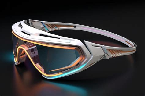 Futuristic Vr Glasses Prototype Vr Mockup Ai Image Premium Ai