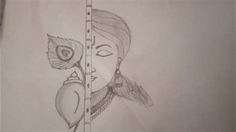 How To Draw Lord Shree Krishna Shree Krishna Thakur Drawing For Beginners YouTube