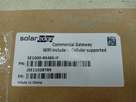 Solaredge Se 1000 Rs485 If ช่องต่อสายสัญญาณ Rs485 ราคา 5570 บาท