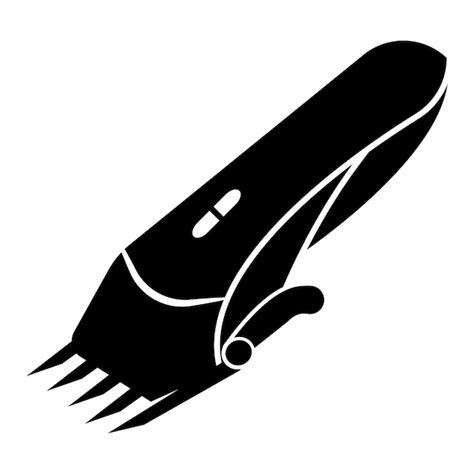 Premium Vector Hair Cutting Machine Icon Logo Vector Illustration