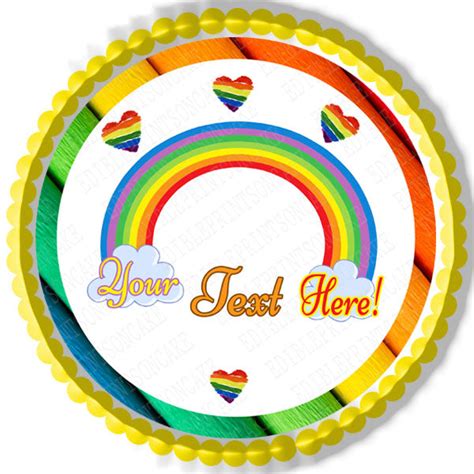 Party Décor Paper And Party Supplies Cute Rainbows Seamless Pattern Wrap