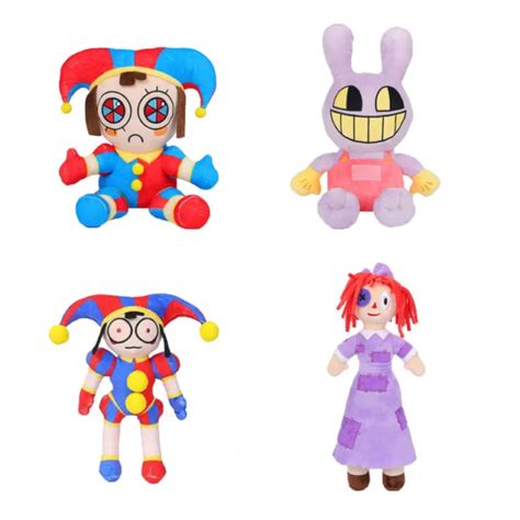 The Amazing Digital Circus Plush Toy Jax Pomni Soft Stuffed Doll Toy