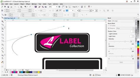 Creating Label Design Corel Draw Tutorials For Beginners Youtube