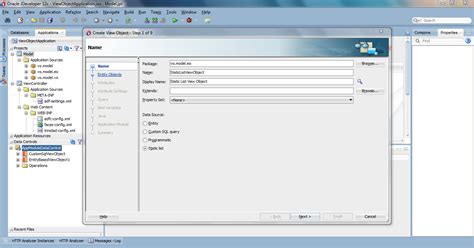 How To Create A Static List View Object ~ Oracle Adf 12c Application