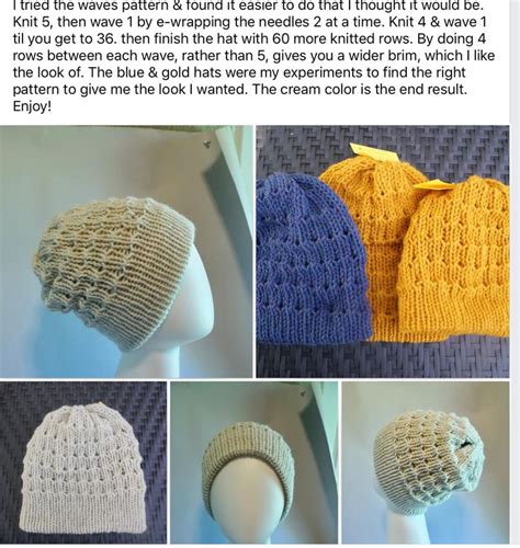 Easy Knit Beanie Hat Pattern