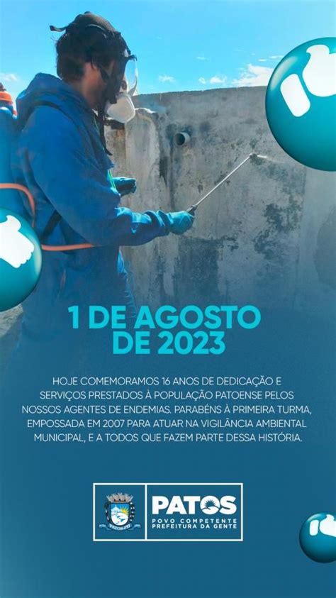 16 anos de atuação dos agentes de combate às endemias em Patos