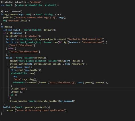 Bug When Using Tauri Plugin Localhost In Windows You Cant Use Tauri Fs To Write Files Is