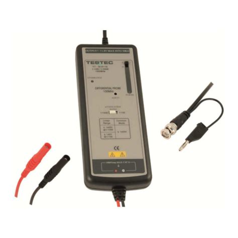 Testec Tt Si 9101 Instruction Manual Pdf Download Manualslib