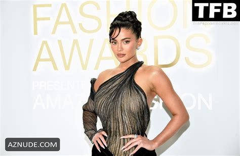 Kylie Jenner Sexy Seen Showing Off Her Stunning Figure At The CFDA Awards In NYC AZNude