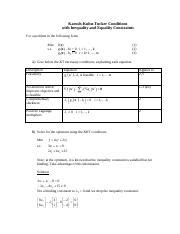 Kkt Example3 Solution Pdf Karush Kuhn Tucker Conditions With Inequality And Equality