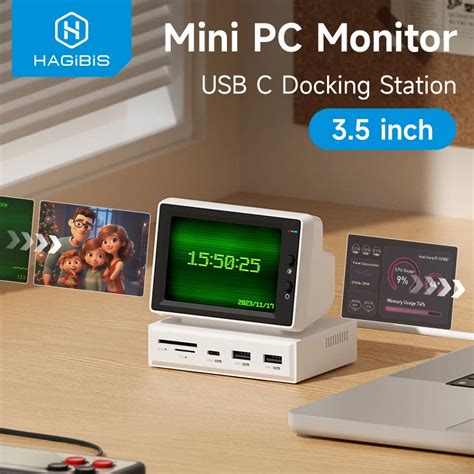 하기비스 Hagibis Ips 미니 스크린 Aida64 미니 Pc Cpu Ram Hdd 데이터 모니터 디스플레이 서브 스크린