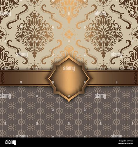 Quotblack Vintage Background With Elegant Border And Patterns