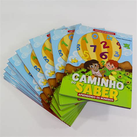Kit 10 Cartilha de Matemática Caminho do Saber Aprendendo os