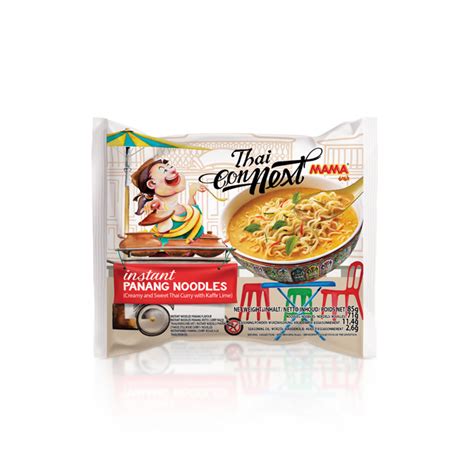 Instant Noodles Panang Flavour Creamy And Sweet Thai Curry With Kaffir
