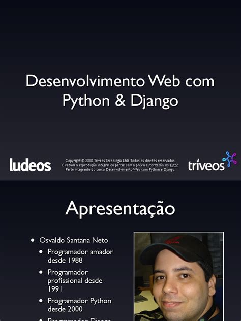 Curso De Pydjango Python E Django Pdf Python Linguagem De