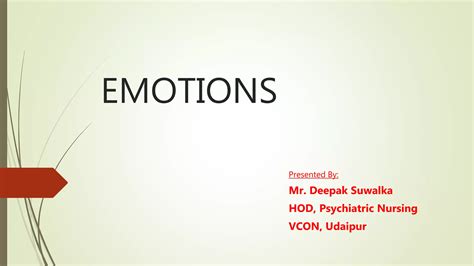 Emotion Ppt