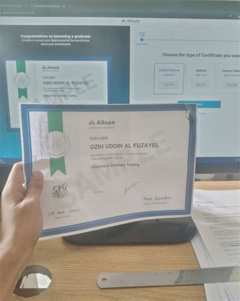 I Completed Another Diploma In Software Testing Today From Alison