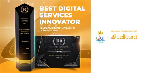 ក្រុមហ៊ុន សែលកាត ទទួលបានពានរង្វាន់ ក្រុមហ៊ុន នវានុវត្តន៍សេវាកម្ម ឌីជីថលល្អបំផុតពីទស្សនា វដ្តី