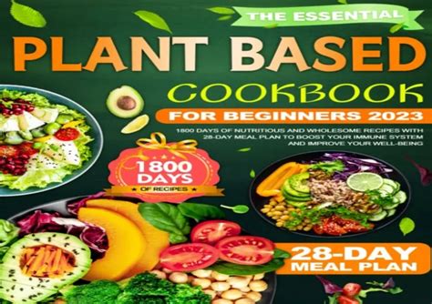 Ppt Download The Essential Plant Based Cookbook For Beginners 2023 1800 Days Of Nut
