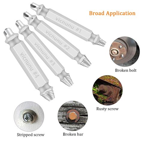 Damaged Screw Extractor Remove Set By Vicnunu Stripped Screws And