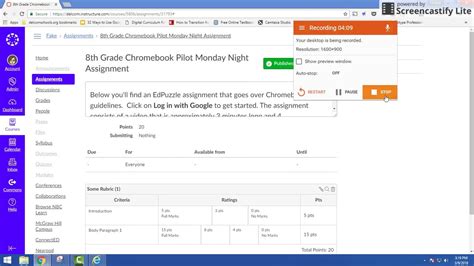 Creating Rubrics In Canvas Youtube