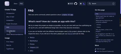 Docs Flash On Nav Items Issue 751 T3 Oss Create T3 App GitHub