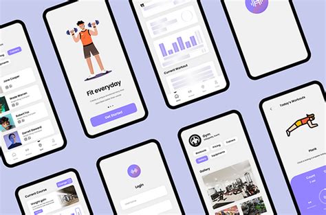 Appfit Fitness App On Behance