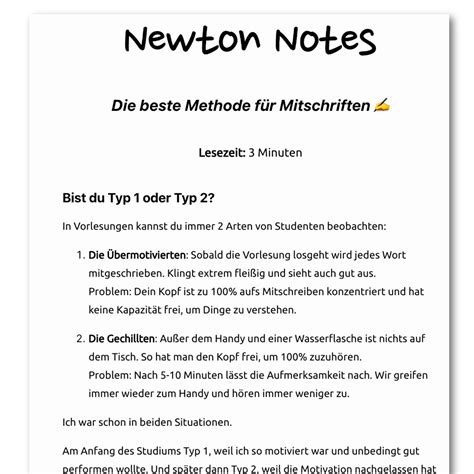 Newton Notes