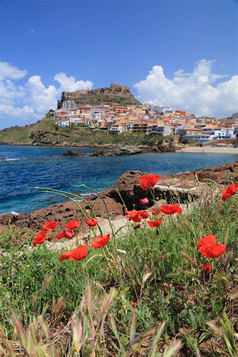 Castelsardo Town In Sardinia Italy Stock Image Image Of View