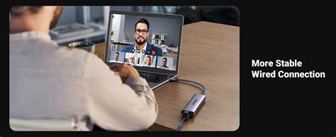 Ugreen 60554 Usb 3 0 To Ethernet Adapter 5 In 1 Multiport Hub With Gigabit Rj45 And Type C