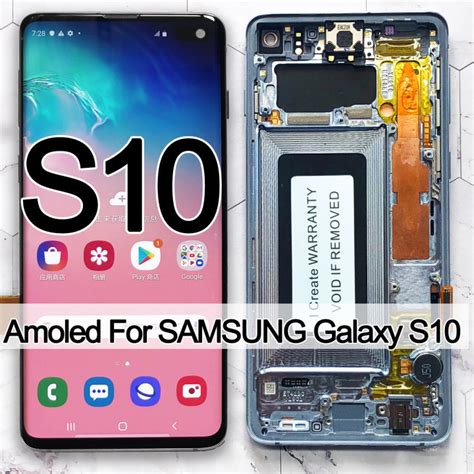 Original Amoled 61 S10 Lcd For Samsung Galaxy S10 G973fds G973u
