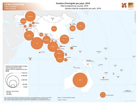 Nombre Dimmigrés Dans Le Pays 2019 Cartoprodig Des Cartes Pour
