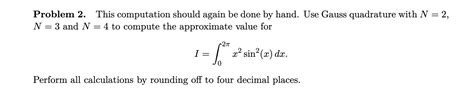 solved problem 2 this computation should again be done by