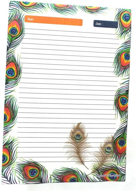 Assignment Paper Decoration