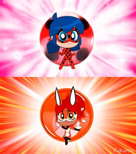 Chibi Ladybug And Chibi Rena Rouge By Yusaku Ishige On Deviantart