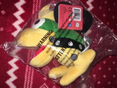 New Official 7” Sanei Super Mario Mechakoopa Plush Little Buddy