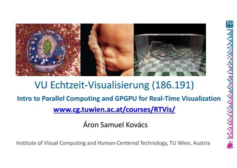 02 Rtvis Gpgpu Cuda Áron Samuel Kovács Intro To Parallel Computing