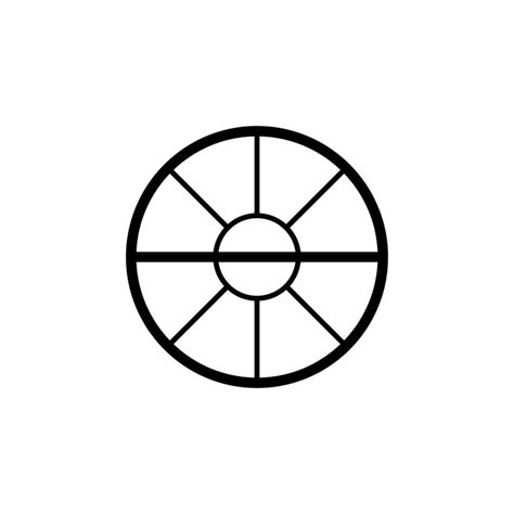 Round Window Vector Icon Illustration 23276053 Vector Art At Vecteezy