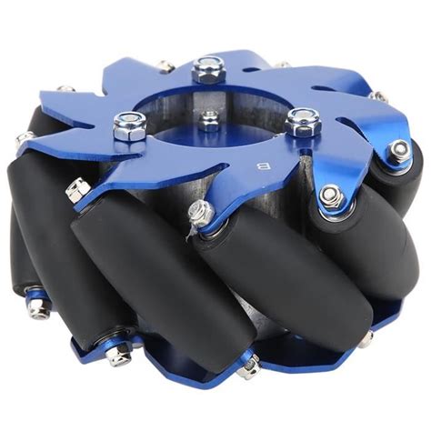 Tbest Roue Macanum Roue Mecanum 4 Pouces En Aluminium Gauche Avec