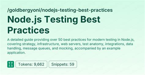 Nodejs Testing Best Practices Goldbergyoninodejs Testing Best