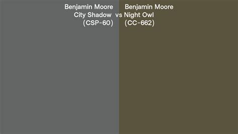 benjamin moore city shadow vs night owl side by side comparison