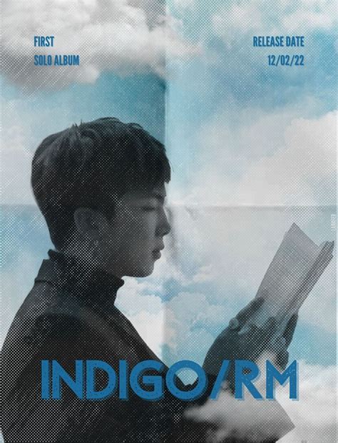 Indigorm Namjoon Indigo Poster Design Cartaz